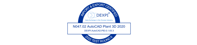 2022 Test Round 6 – DEXPI Import and Export Certificates awarded to ...